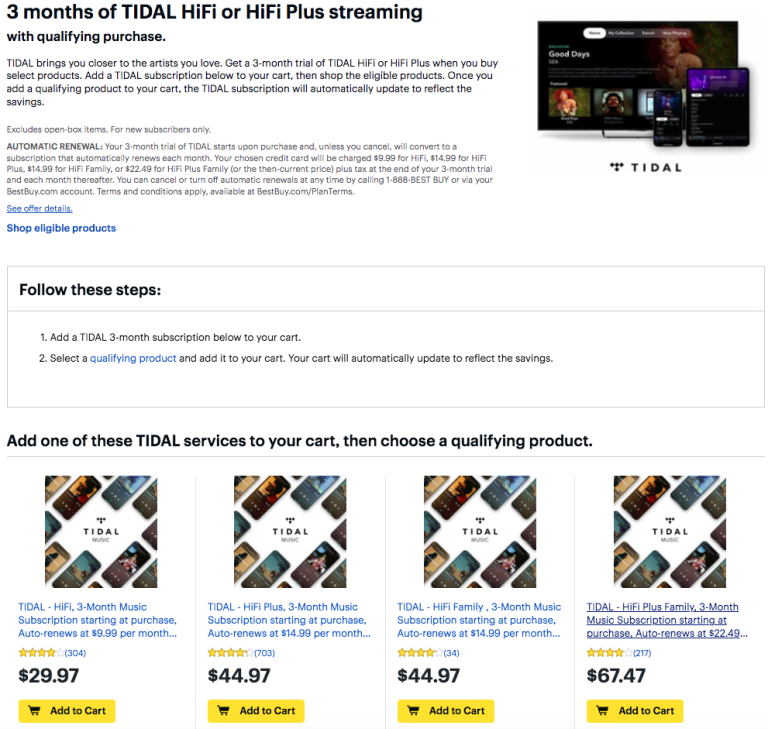 Cómo conseguir una prueba gratuita de Tidal durante 3 meses - Pazusoft