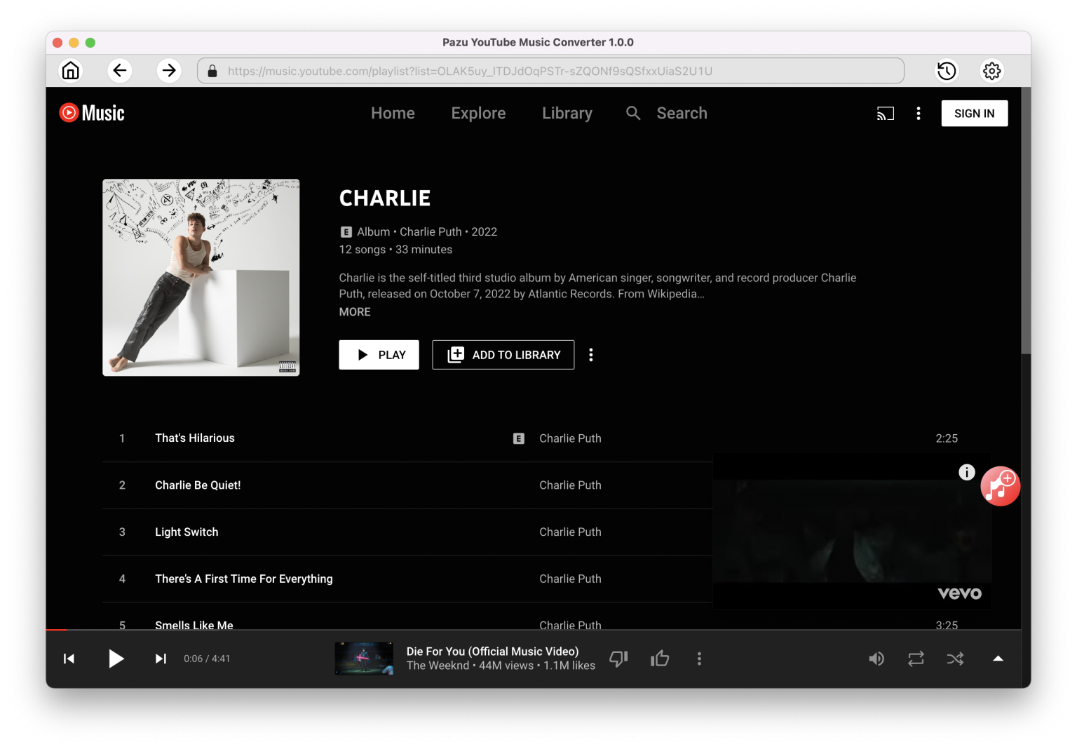 YouTube a WAV – Cómo convertir YouTube/YouTube Music a WAV - Pazusoft