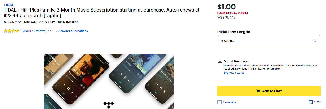 How to get Tidal family plan? - Pazusoft