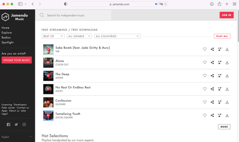 16 Best Free MP3 Music Download Sites - Pazusoft
