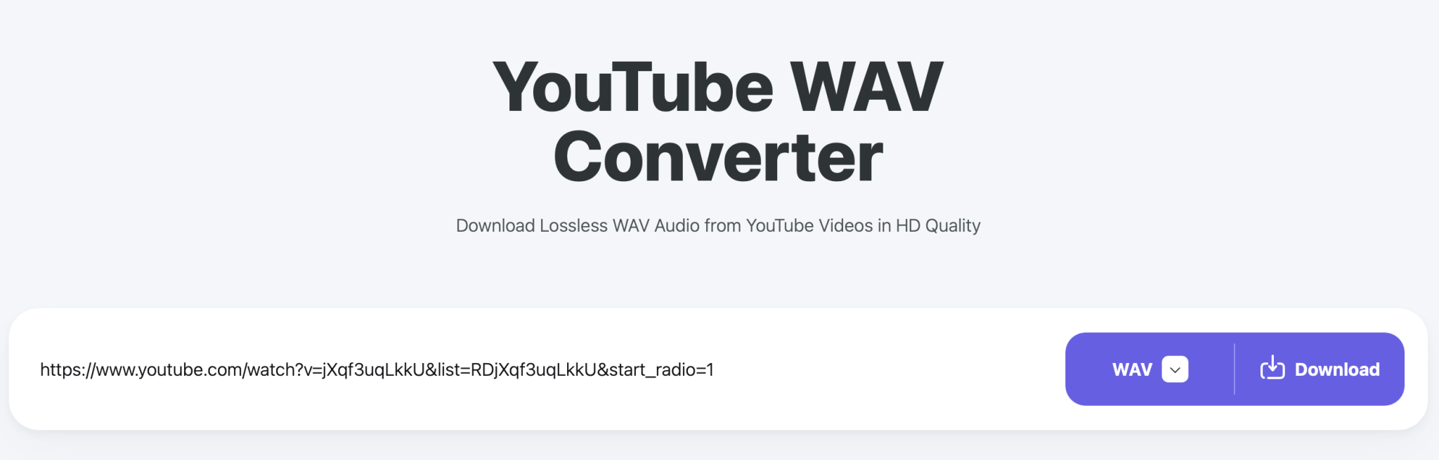 Free YouTube to WAV Downloader - Download YouTube/YouTube Music to WAV ...
