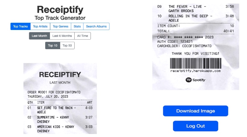 Receiptify Spotify: How to Get Your Spotify Receipt? - Pazusoft